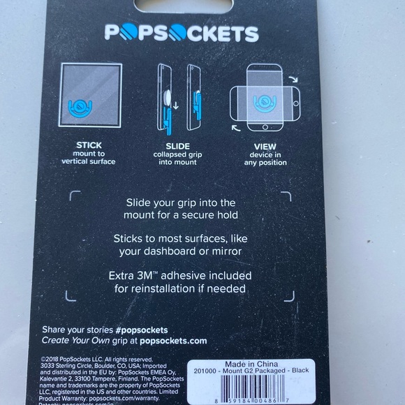 PopSocket | Cell Phones & Accessories | Pop Socket Phone Mount | Poshmark